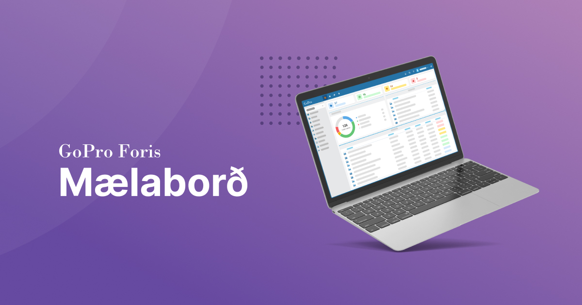Hugvit | Gagnvirk mælaborð í GoPro Foris